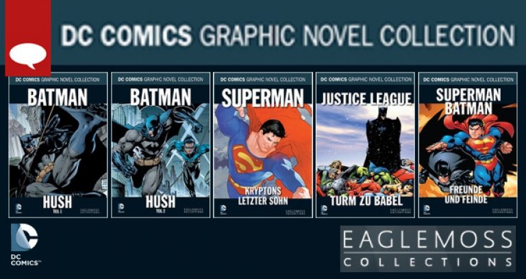 Graphic Novels da DC Comics chegam ao Brasil pela Eaglemoss